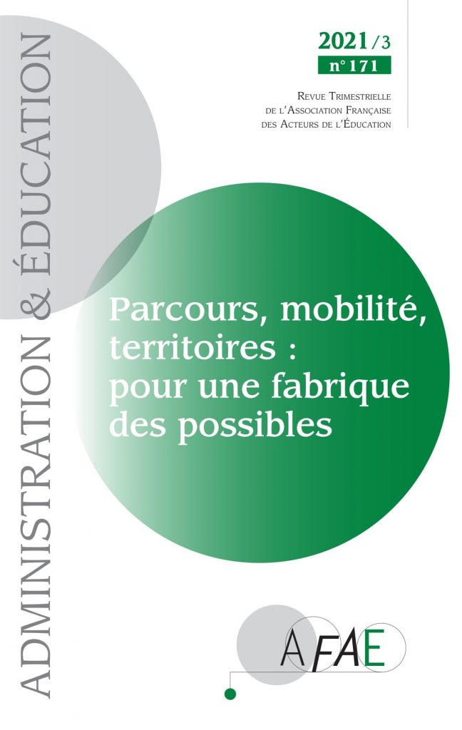n° 171 - Parcours, mobilités, territoires : pour une fabrique des possibles - AFAE